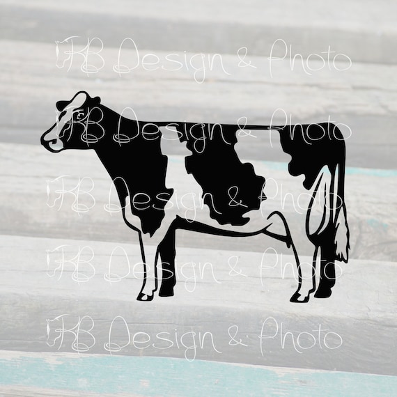 Dairy Cow Vector/raster SVG PNG JPG - Etsy