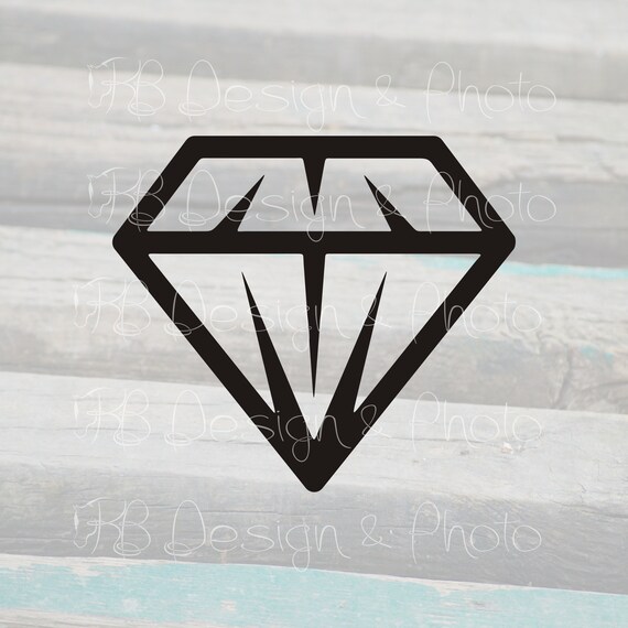Diamond Vector & Raster Files SVG PNG JPG | Etsy
