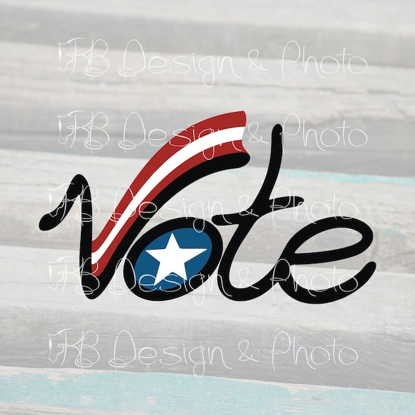 Vote Svg - Etsy