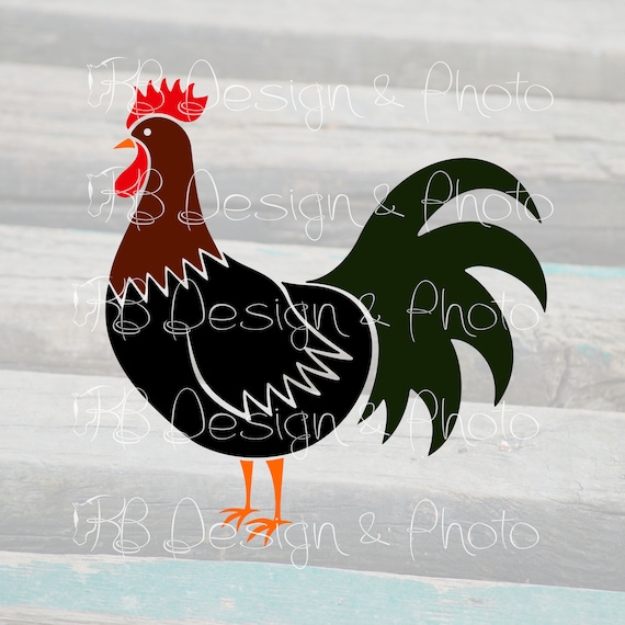 Rooster Vector/raster SVG PNG JPG | Etsy