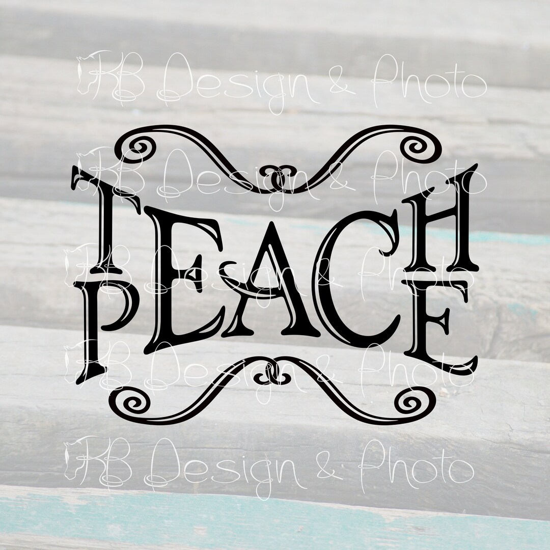 Teach Peace Vector/raster- SVG, PNG, JPG - Etsy