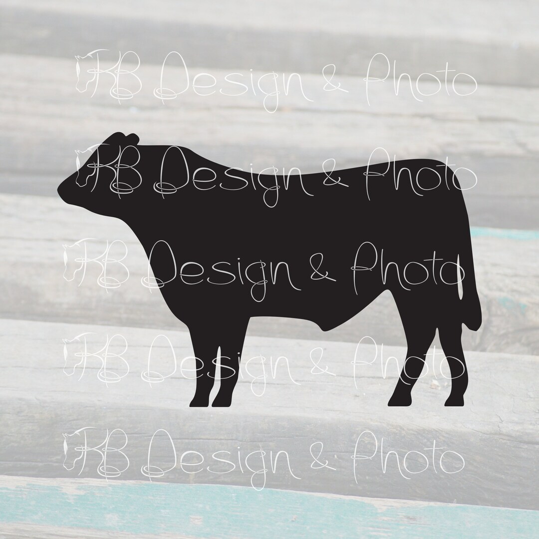 Bull Silhouette Vector/raster- SVG, PNG, JPG - Etsy
