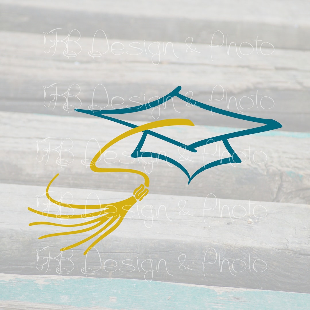 Graduation Cap Vector/raster- SVG, PNG - Etsy