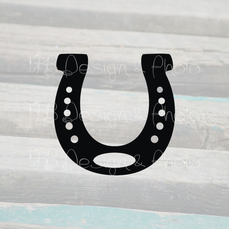 Fer à cheval Vector/Raster SVG PNG JPG - Etsy France