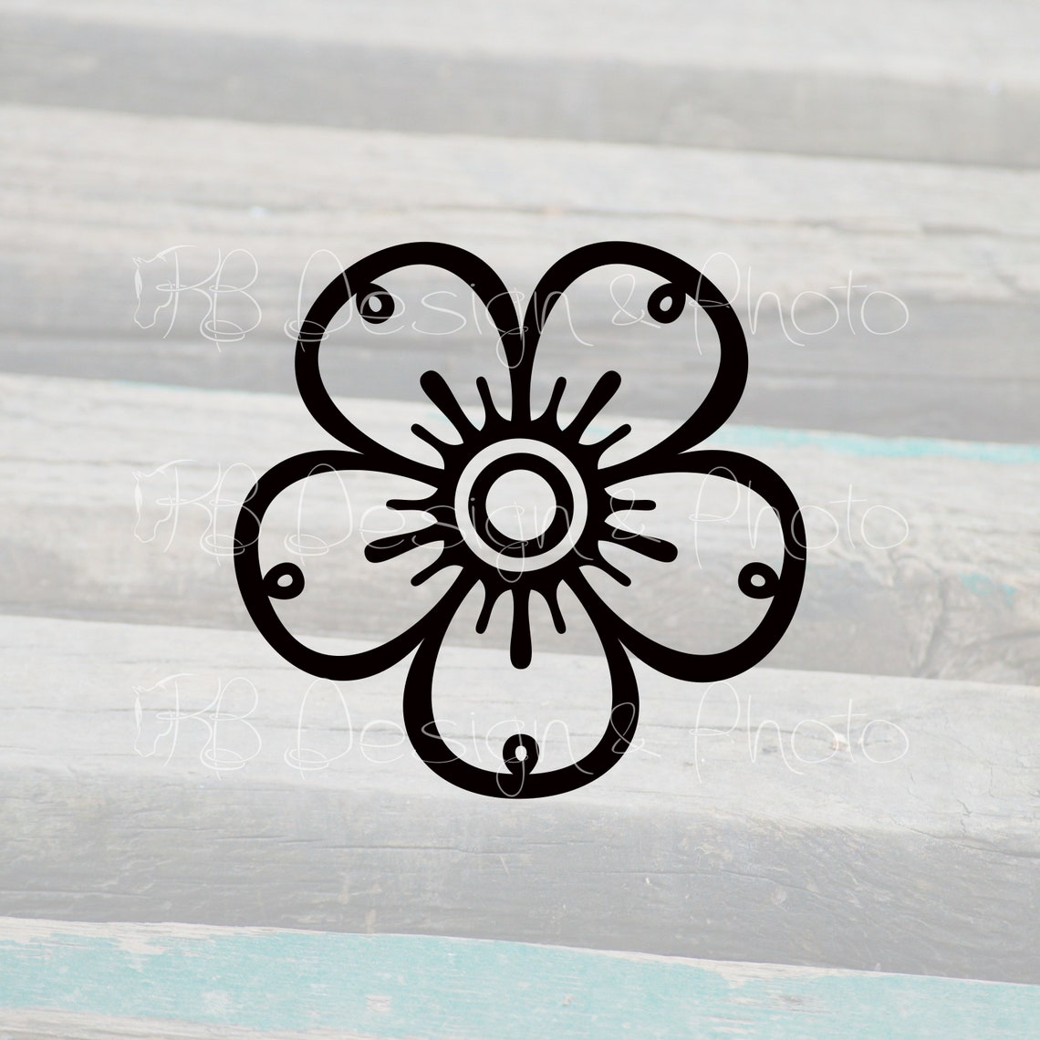 Dogwood Flower Vector/raster SVG PNG JPG - Etsy