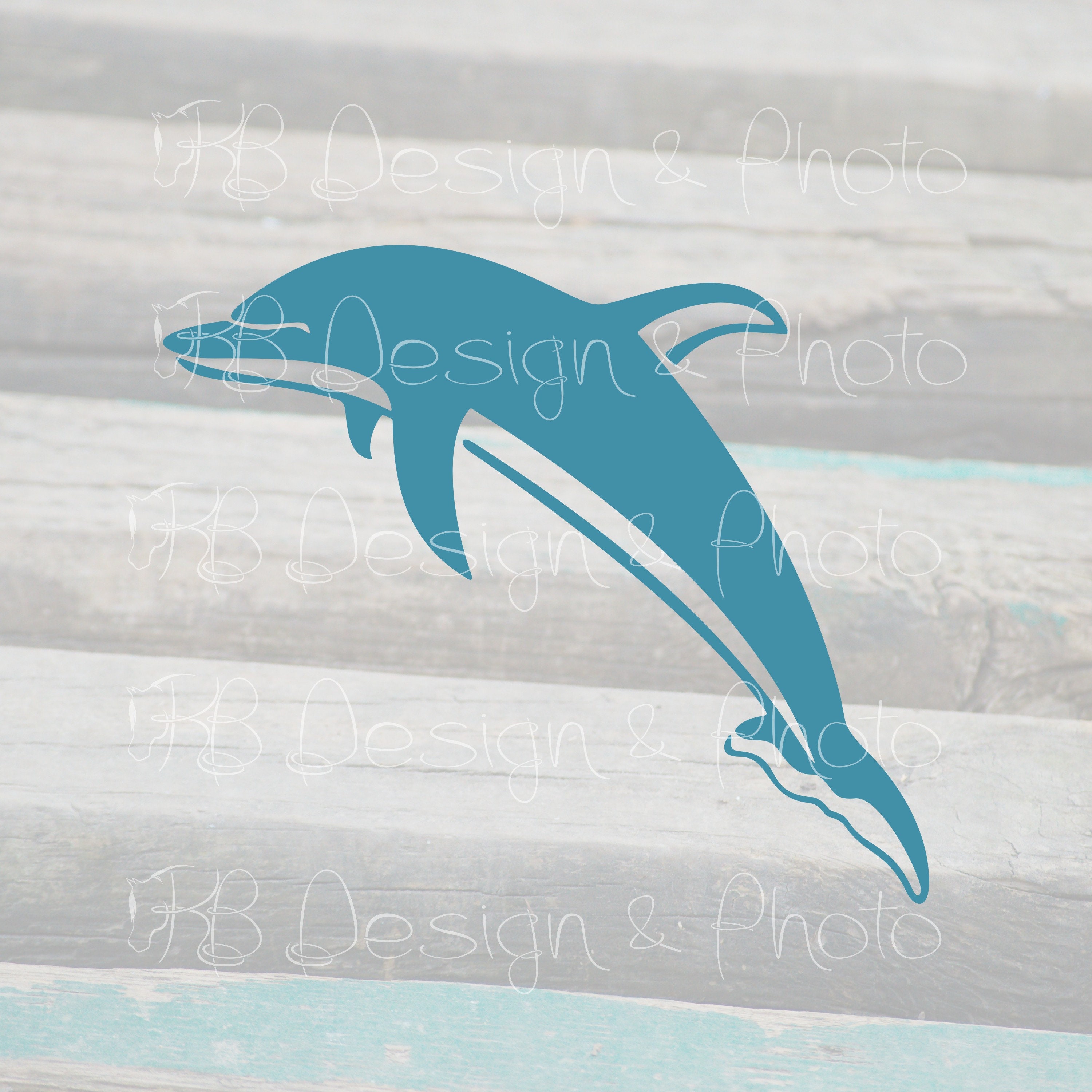 Dolphin Vector/raster SVG PNG JPG | Etsy