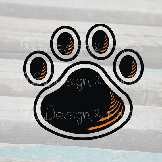 Paw Vector/raster SVG PNG JPG - Etsy