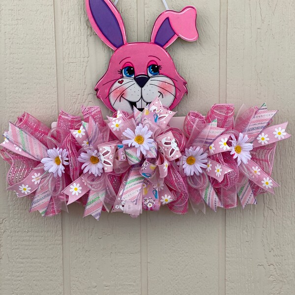 Rabbit Wreath - Etsy