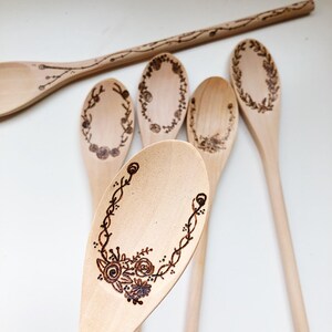 Floral Spoon - Etsy