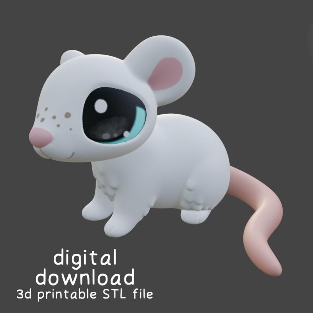 Rat - Digital Download - 3d Printable STL File - 3d Model - Etsy