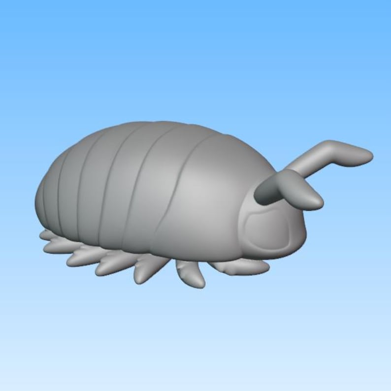 Roly Poly Rubber Ducky Isopod - Digital Download - 3d Printable STL ...