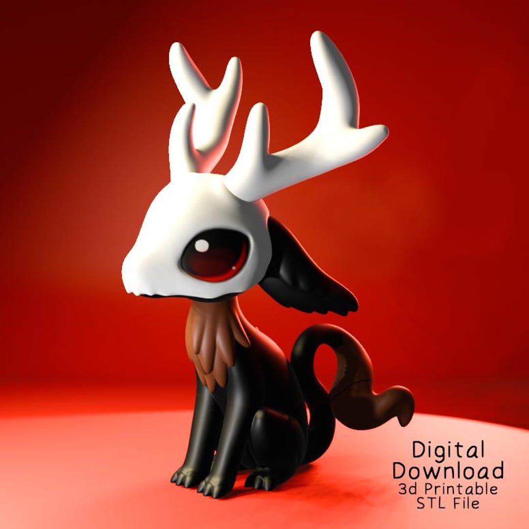 Deer Devil - Digital Download - 3d Printable STL File - 3d Model - Etsy
