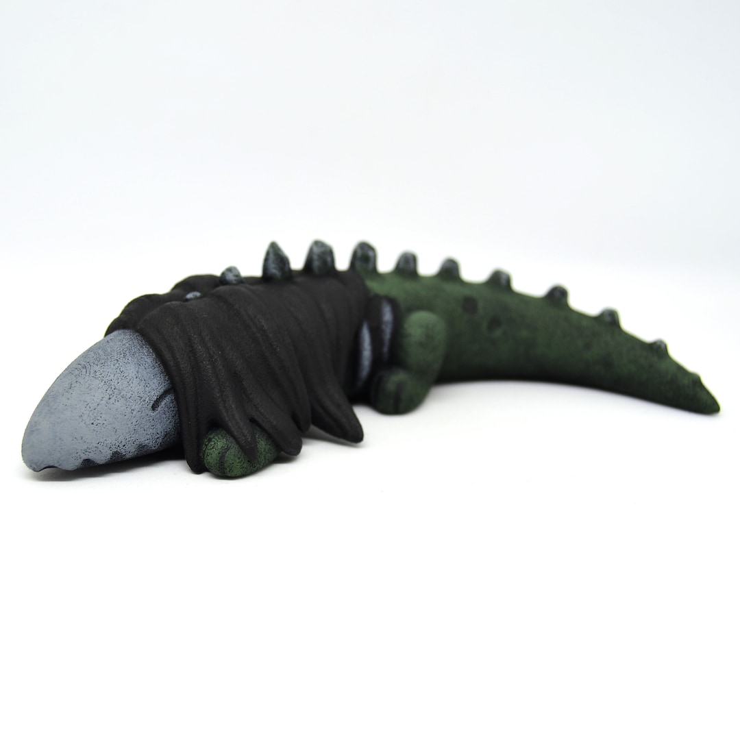 SCP 682 Reptile Figurine Sculpture, SCP Foundation 3D Printed Kawaii ...
