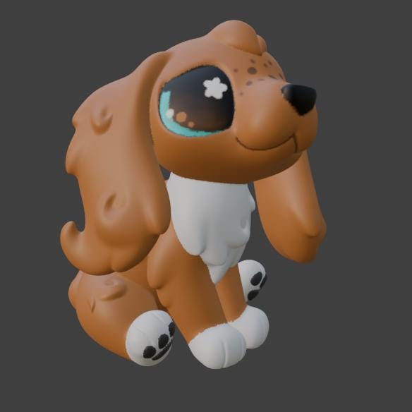 Cocker Spaniel - Digital Download - 3d Printable STL File - 3d Model - Etsy