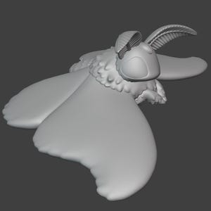Moth - Digital Download - Leylina Figurines - 3d Printable STL File ...