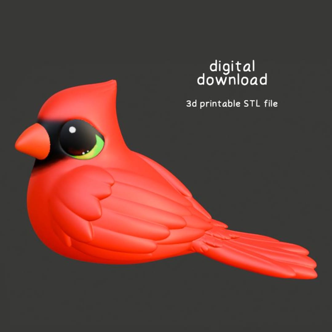 Cardinal - Digital Download - 3d Printable STL File - 3d Model - Etsy