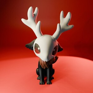 Deer Devil - Digital Download - 3d Printable STL File - 3d Model - Etsy