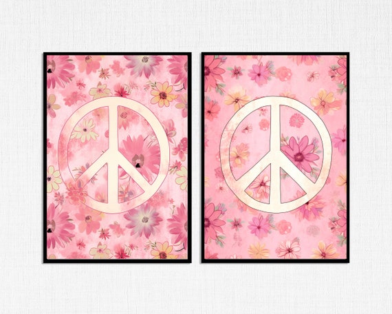 Pink Peace Sign Backgrounds