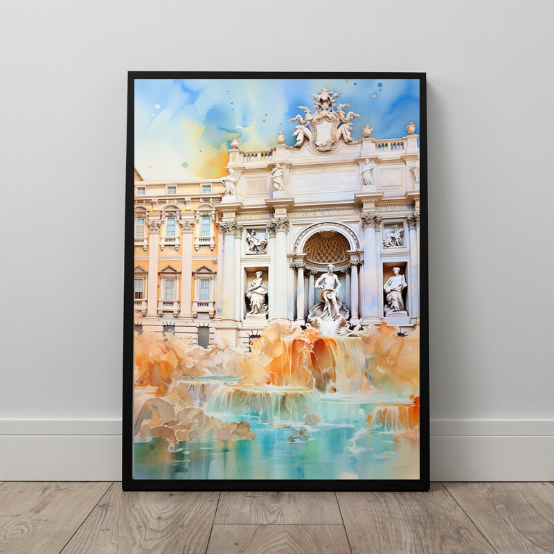 Trevi Fountain - Etsy