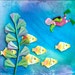 Underwater, Scuba Diver, Origami Mixed-media Painting (artist's Print ...