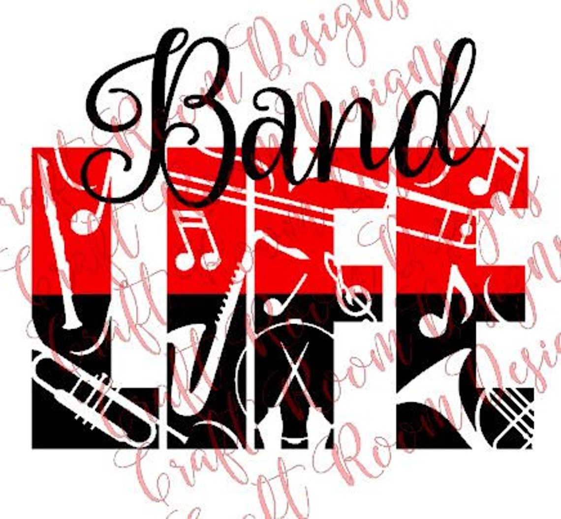 Band Life SVG Design - Etsy