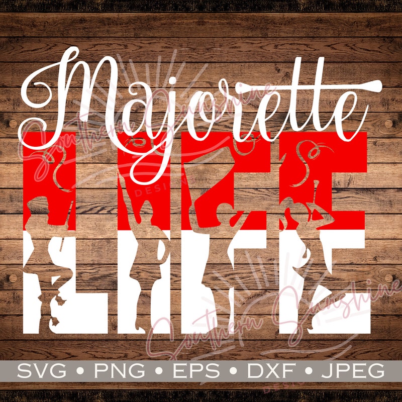 Majorette Svg - Etsy