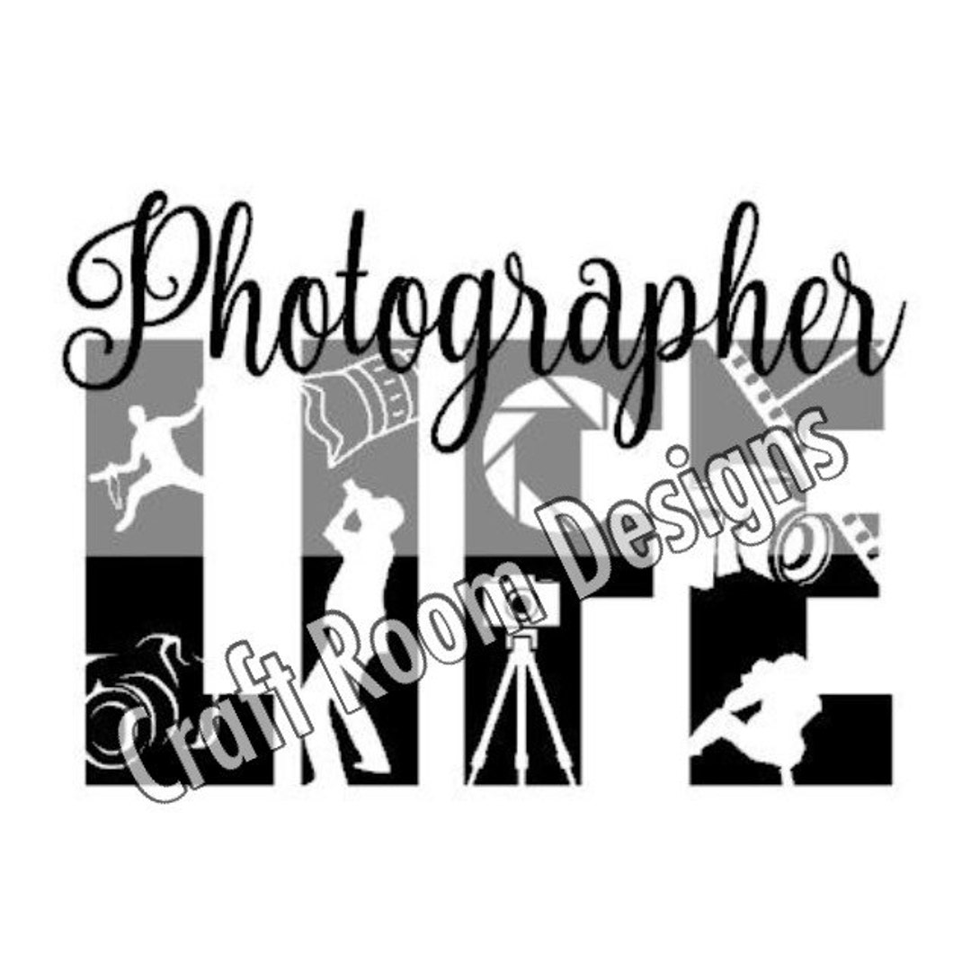 Photographer Life SVG Design - Etsy