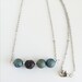 Blue Agate Oil Diffuser Bar Necklace, Aromatherapy, Oil Diffuser ...