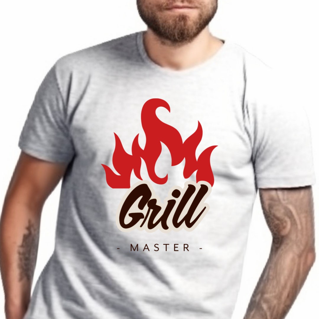 Grill Master Shirt for Men Fun and Stylish BBQ Apparel - Etsy