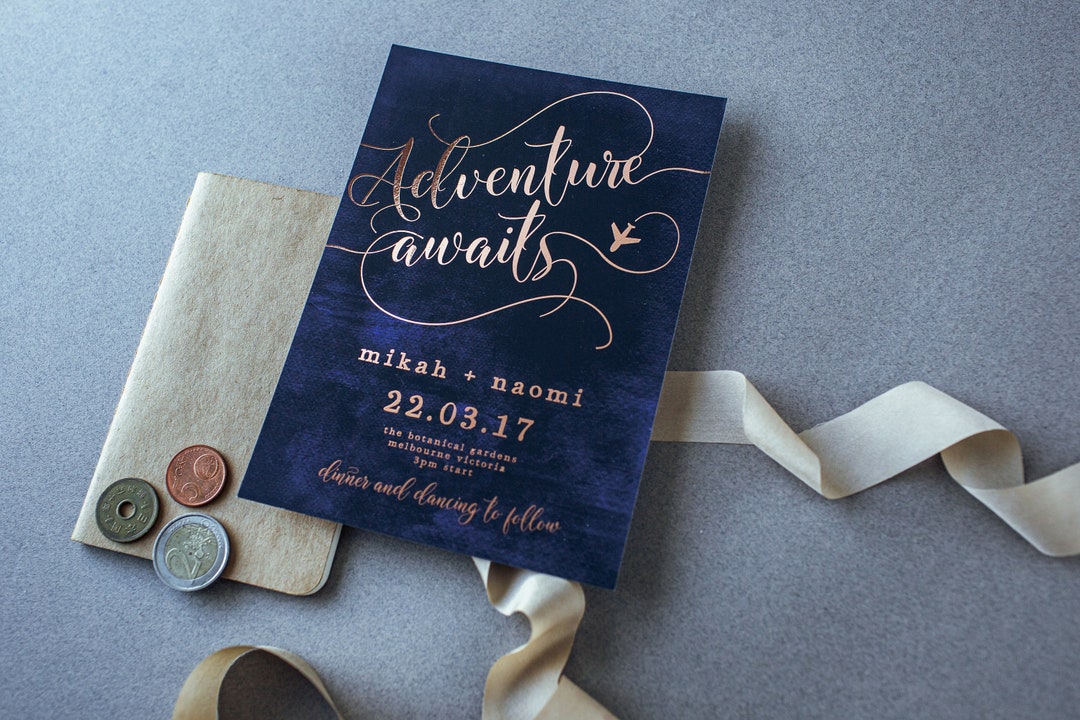 Destination Wedding Invitation Suite, Travel Wedding Invite, Wedding ...