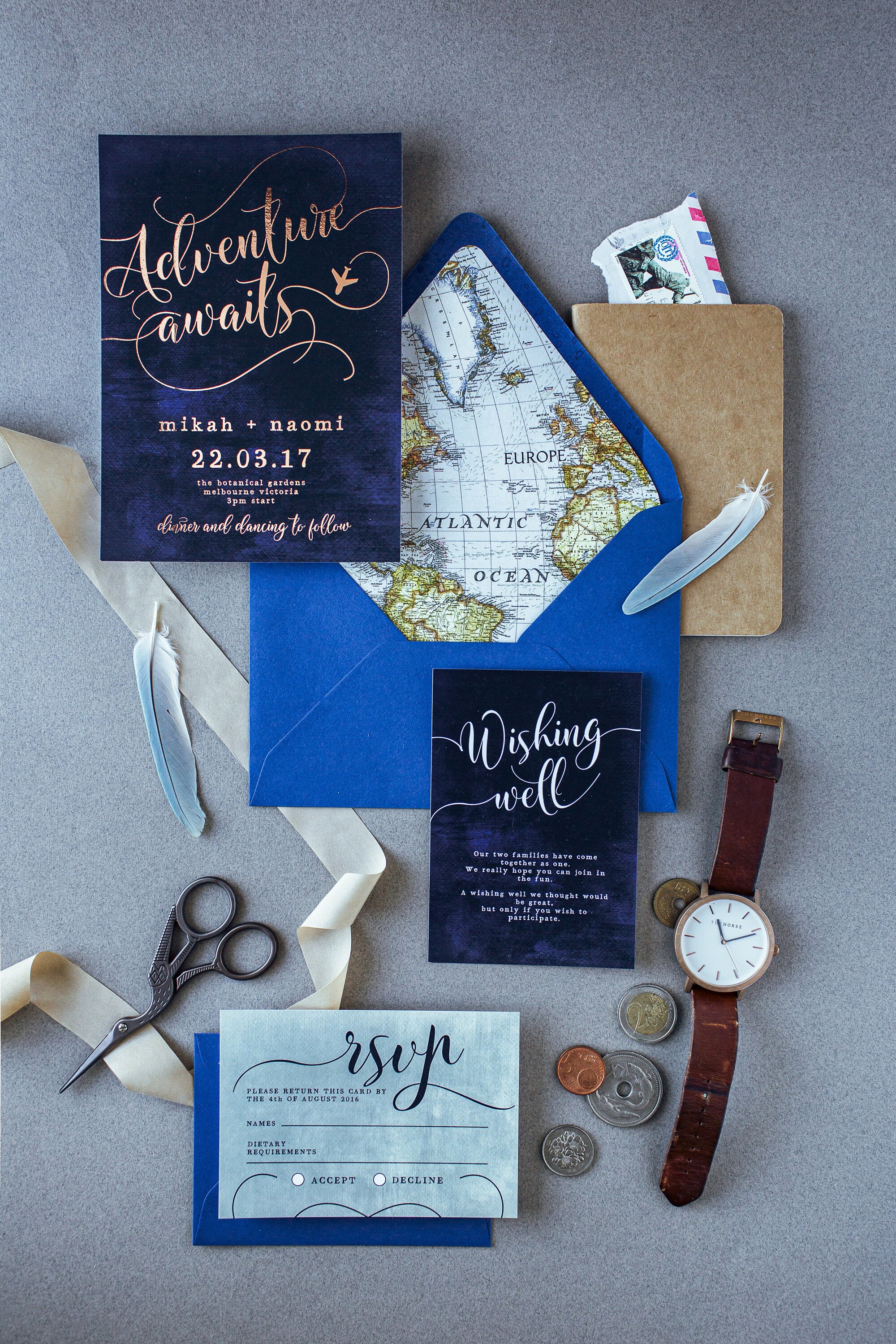 Destination Wedding Invitation Suite, Travel Wedding Invite, Wedding ...