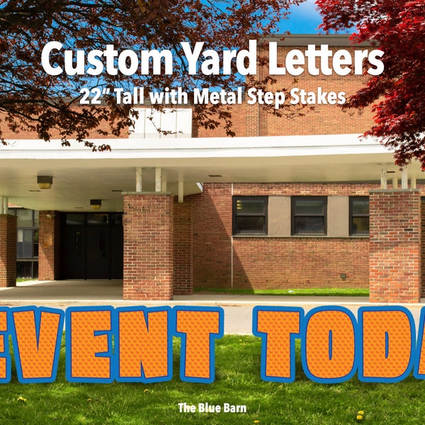 Yard Letters With Stakes - Etsy