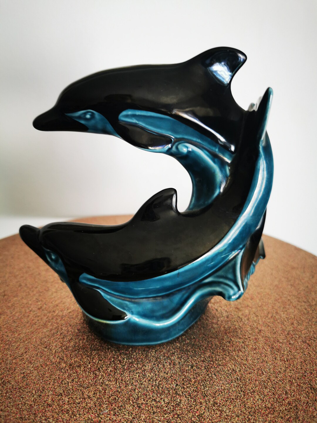 Rare Vintage Poole Pottery Dolphin Ornament - Etsy