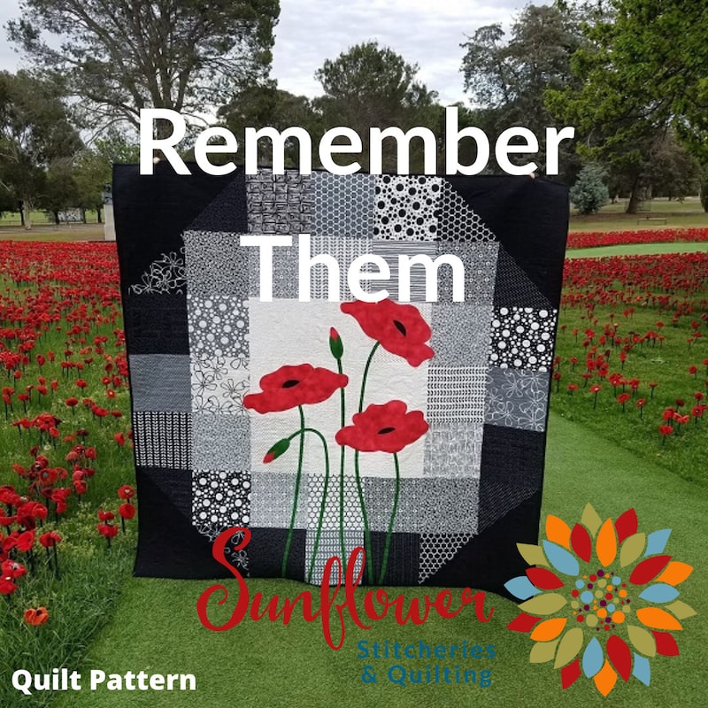 Poppy Quilt Pattern - Etsy