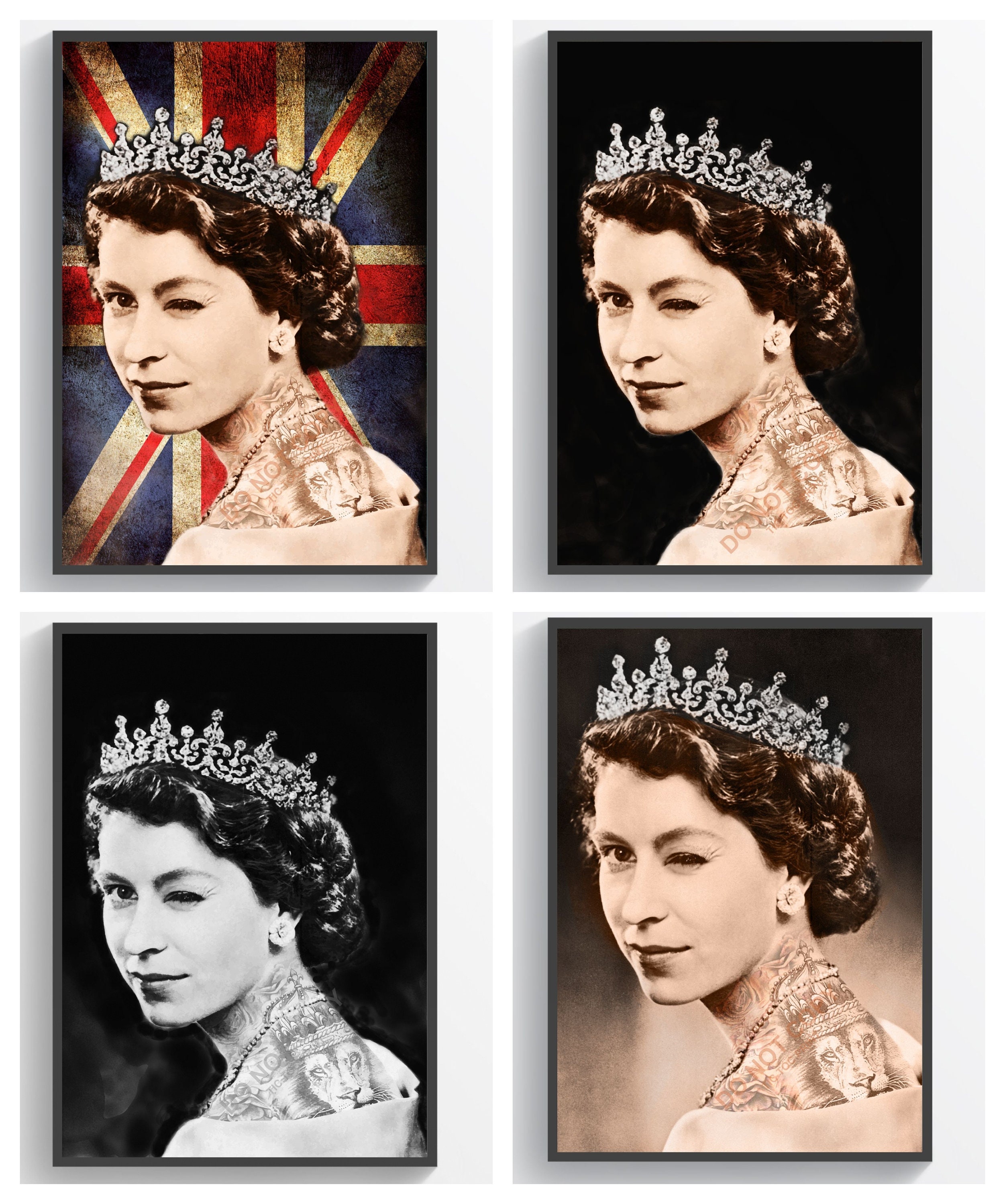 Queen Elizabeth Tattoos