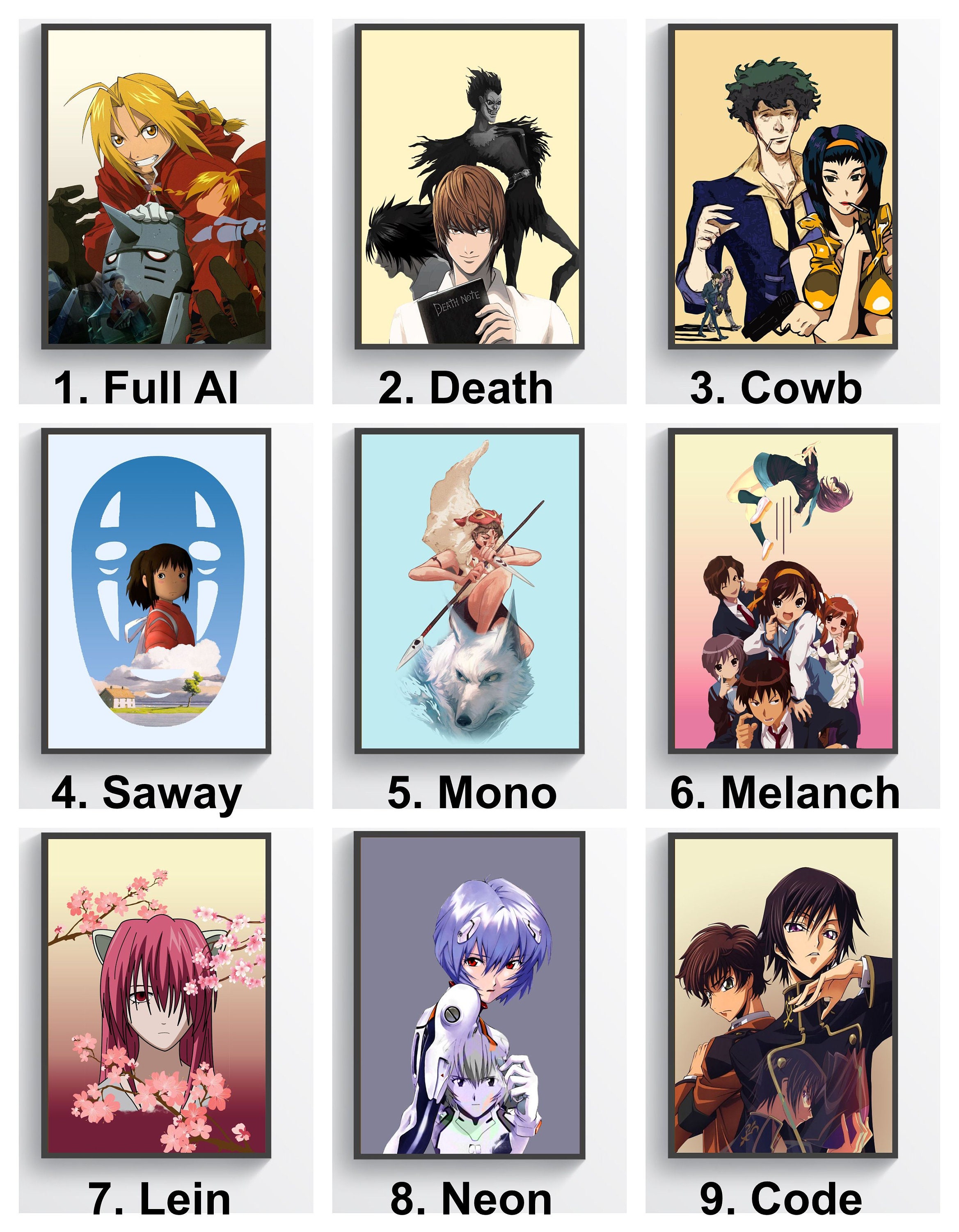 Anime Posters Original Art at Wilbur Pritt blog