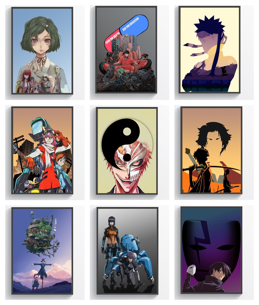 Anime Poster, Original Minimalistic Art, Gifting, Home Decor, Anime ...