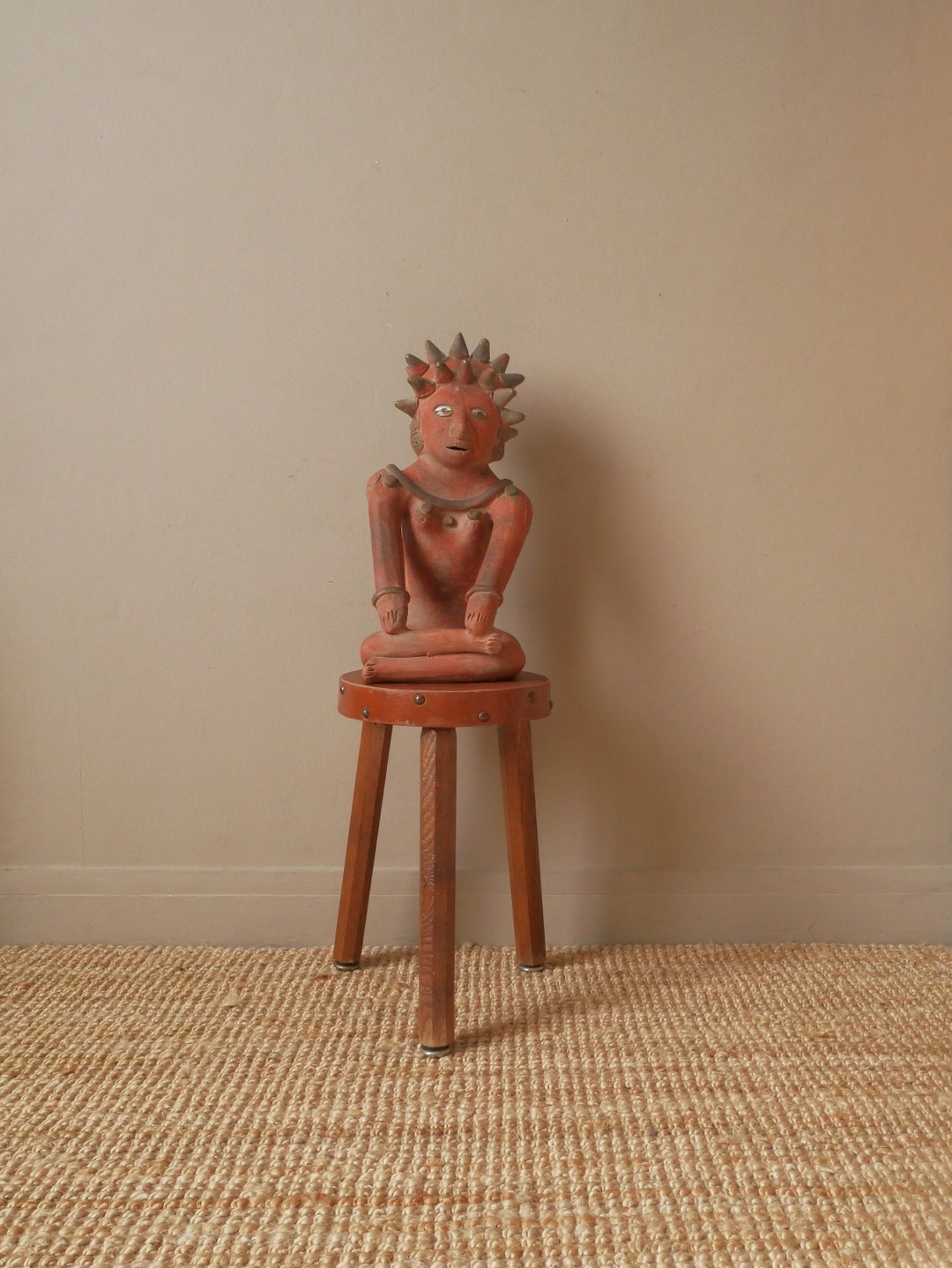 Aztec Inca Sculpture Statue in Terracotta Handmade Object Handmade ...