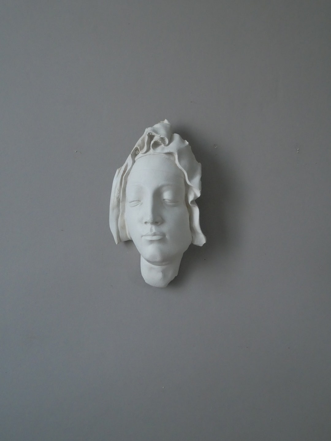 Vintage Plaster Wall Sculpture Handmade Decorative Object Workshop - Etsy