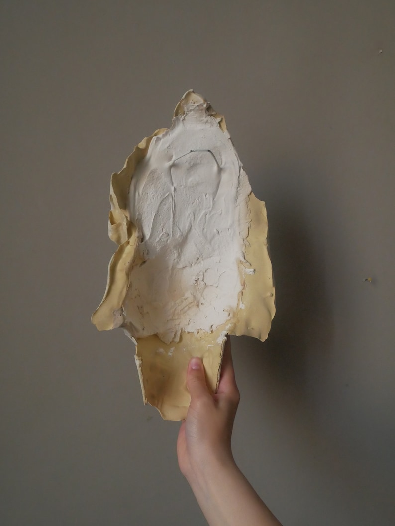 Vintage Plaster Wall Sculpture Handmade Decorative Object Workshop - Etsy