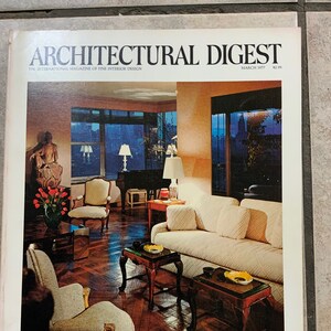 Architectural, Digest, 1970's, Magazine, AD, Home, Decorating, Mid ...