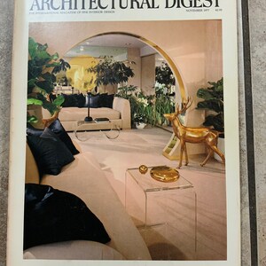 Architectural, Digest, 1970's, Magazine, AD, Home, Decorating, Mid ...