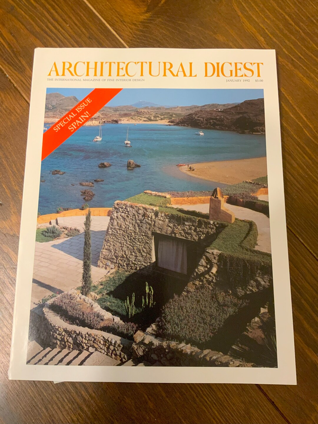 Architectural Digest, 1992, Magazine, AD, Interior, Design, Vintage ...