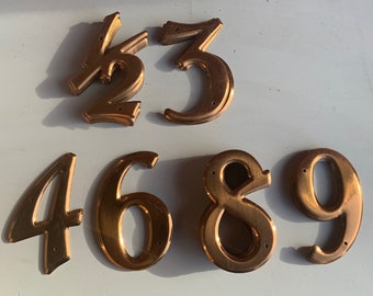 Brass House Numbers - Etsy