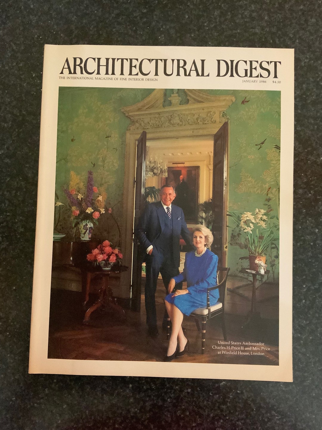 Architectural, Digest, 1980's, Magazine, AD, 1986, Home, Decorating ...