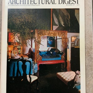 Architectural, Digest, 1970's, Magazine, AD, Home, Decorating, Mid ...