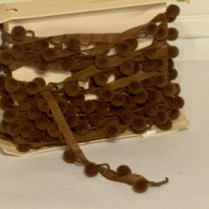 Vintage, Trim, Fringe, Dingle, Ball, 1960's, Brown, 10, Ten, Yards, - Etsy