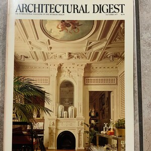 Architectural, Digest, 1970's, Magazine, AD, Home, Decorating, Mid ...