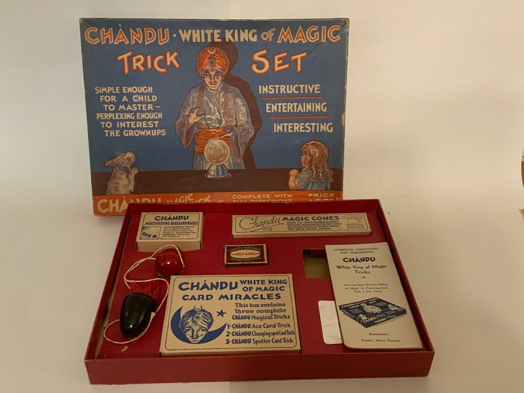1930's, Chandu, Magic Set, White, King, Of, Magic, Trick, Set, in ...