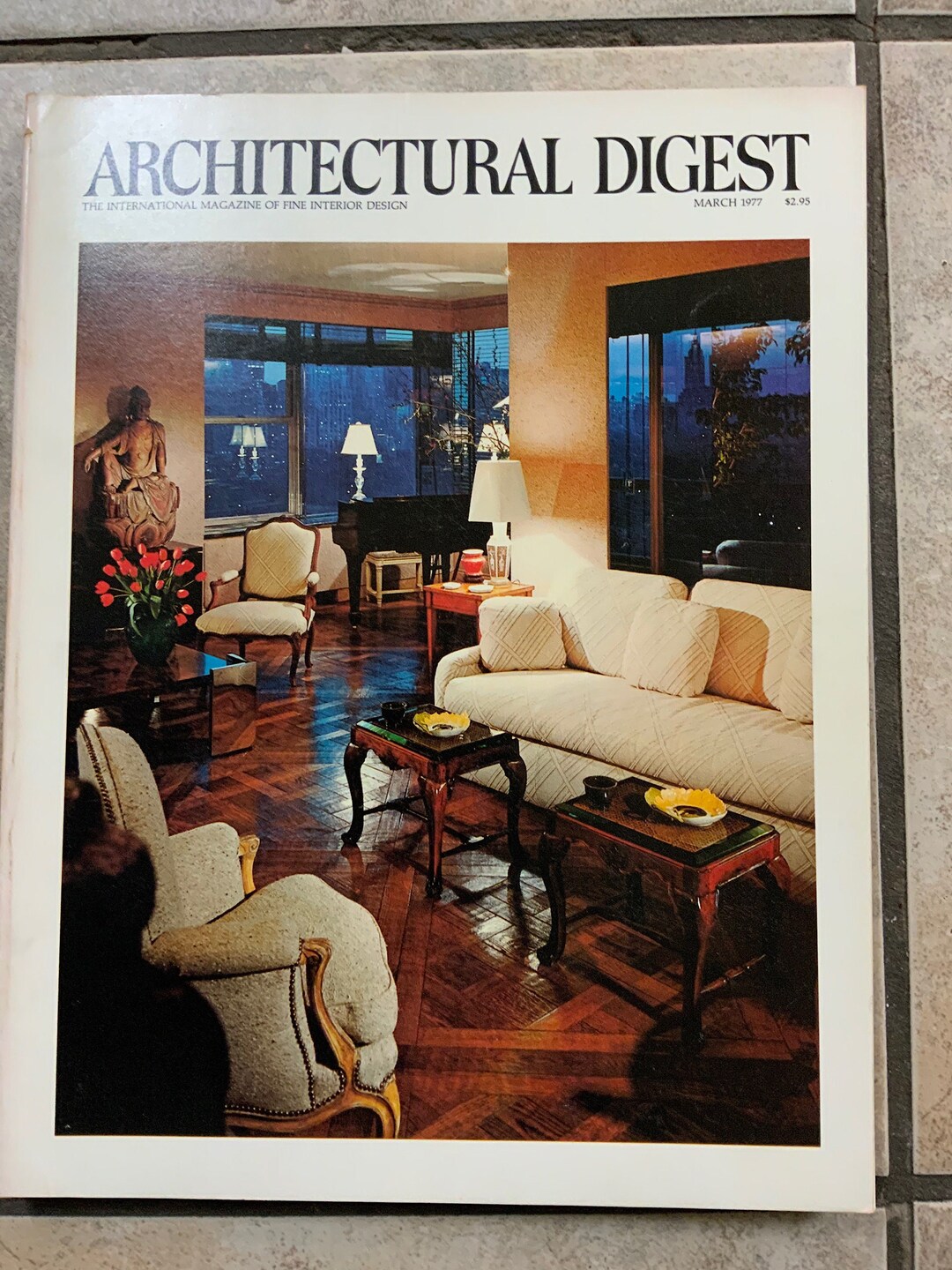 Architectural, Digest, 1970's, Magazine, AD, Home, Decorating, Mid ...